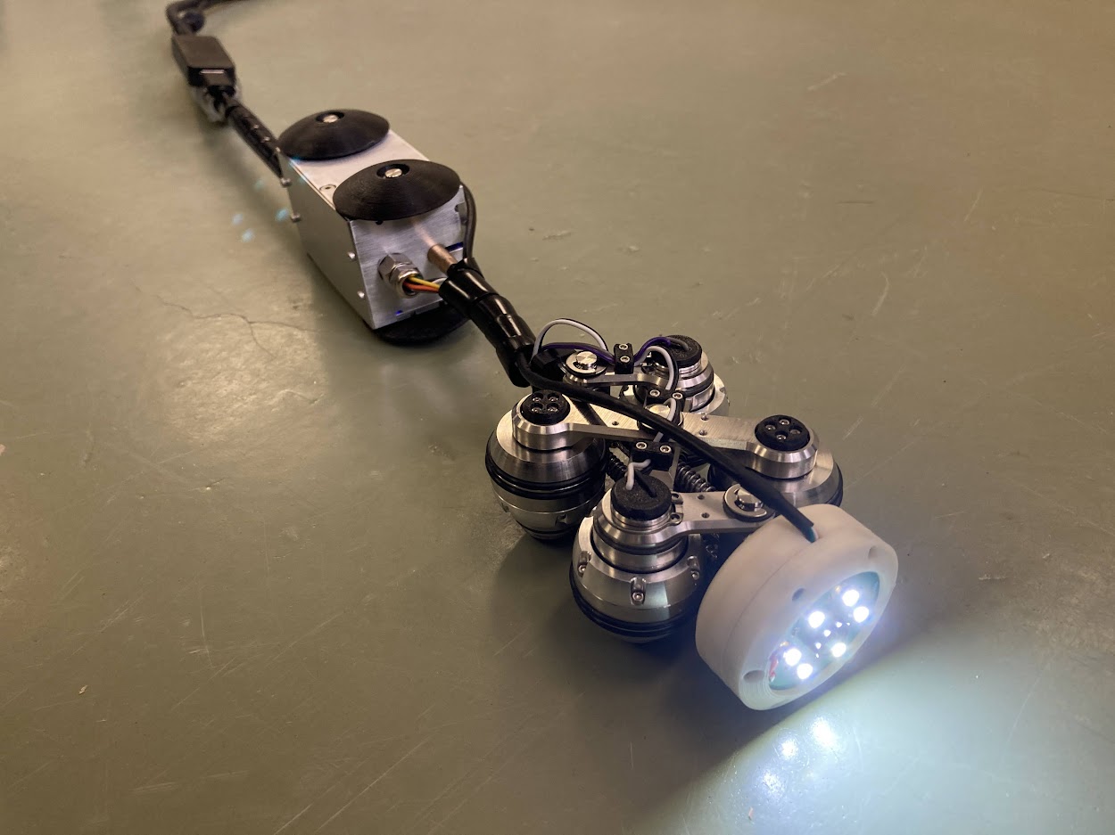 緊急脱出機構を有する配管内検査ロボット「Xbot 」 | アクチュエーション研究室